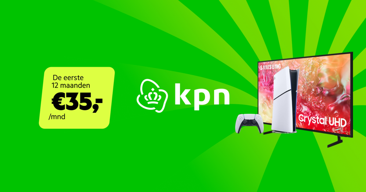 KPN Internet en TV aanbiedingen 2026: tot € 549,- voordeel